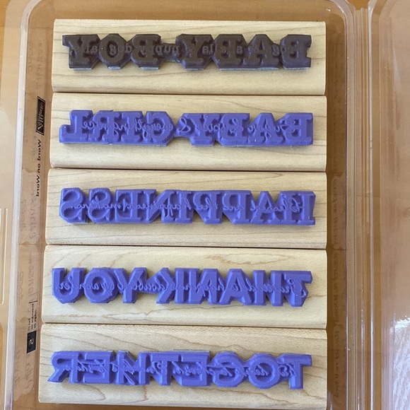 Stampin' Up! | Other | Stampin Up Word On Word Stamp Set | Poshmark